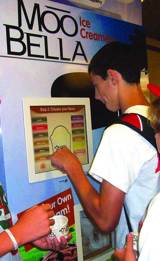 Moobella machines are newest cafeteria craze